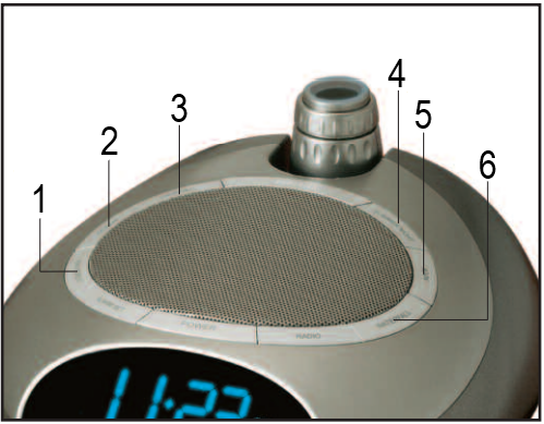 HoMedics SS-4500 - Soundspa AM/FM Clock Radio. Projects Time Manual ...