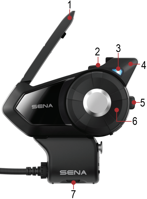 Sena 30K - Bluetooth Mesh-Network Headset Communication Device Quick ...