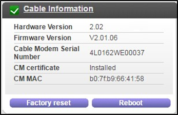 NETGEAR CM1000 High Speed Cable Modem Manual | ManualsLib