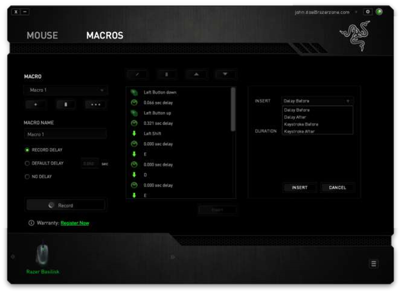Razer BASILISK Gaming Mouse Manual | ManualsLib