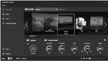 Creative Sound Blaster AE-9 - Ultimate PCI-E Sound Card Manual | ManualsLib