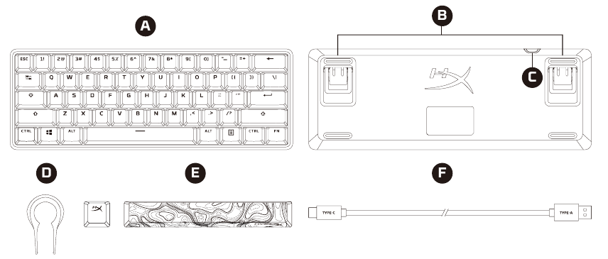 HyperX Alloy Origins 60 - Mechanical Gaming Keyboard Quick Start Guide ...