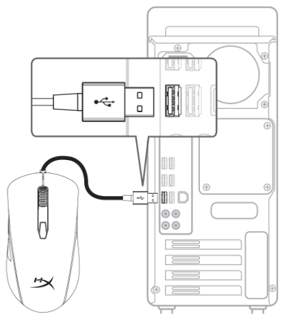 HyperX Pulsefire Surge HX-MC002B - RGB Gaming Mouse Manual | ManualsLib