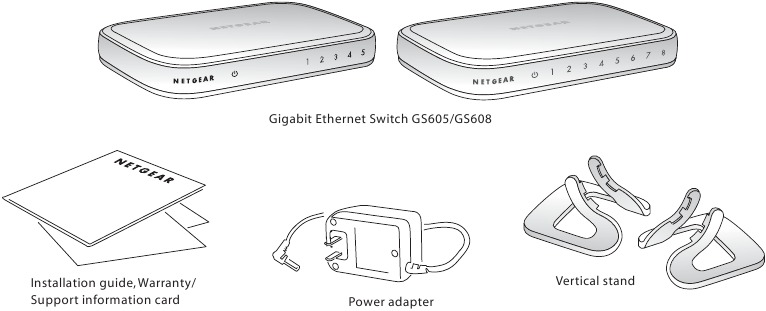 NETGEAR GS605 / GS608 - Gigabit Ethernet Switch Manual | ManualsLib