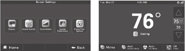 Trane Programmable Comfort Control Thermostat Xl824 Manual | ManualsLib