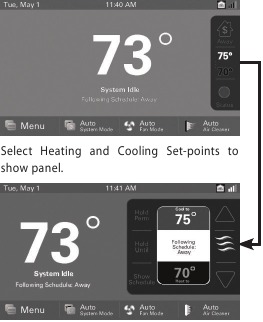 Trane Programmable Comfort Control Thermostat Xl824 Manual | ManualsLib