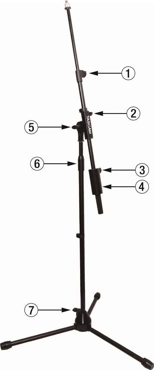 Tascam TM-AM1 - Tripod-based Microphone Stand Manual | ManualsLib