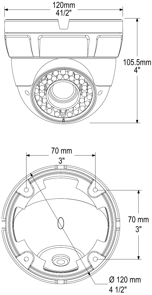 Concept Pro CVP9328DNIR-IP4M - IP IR Eyeball Camera Manual | ManualsLib