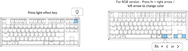 Keychron K8 Bluetooth Mechanical Keyboard Quick Start Guide | ManualsLib