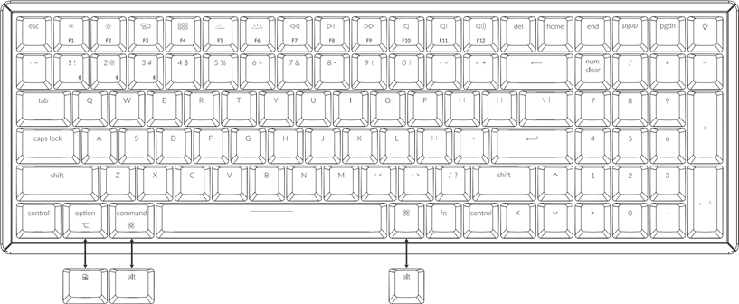 Keychron K4 Bluetooth Mechanical Keyboard Quick Start Guide | ManualsLib