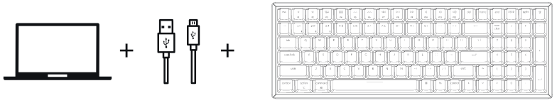 Keychron K4 Bluetooth Mechanical Keyboard Quick Start Guide | ManualsLib