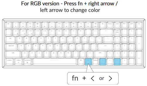 Keychron K4 Bluetooth Mechanical Keyboard Quick Start Guide | ManualsLib