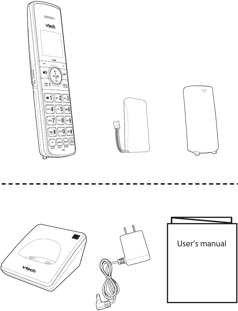 VTech DS6250 - DECT 6.0 accessory handset Manual | ManualsLib