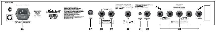 Marshall DSL40CR Amplifier Manual | ManualsLib