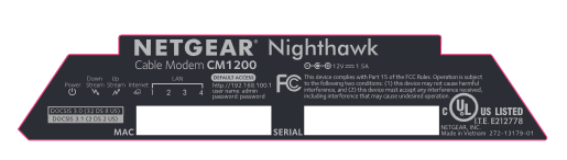 NETGEAR Nighthawk CM1200 Modem Manual | ManualsLib