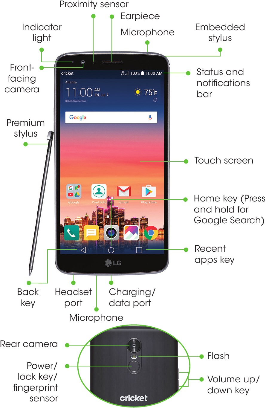 LG Cricket Stylo 3 Quick Start Guide | ManualsLib