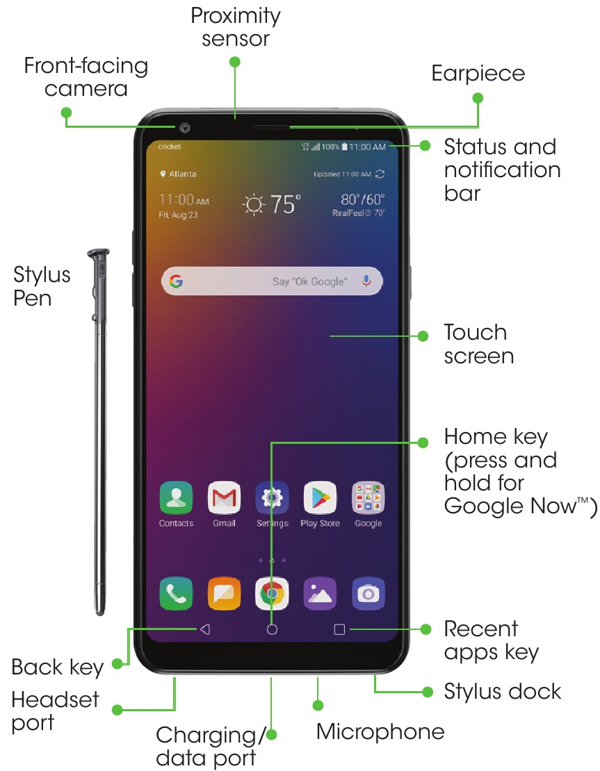 LG Cricket Stylo 5 Quick Start Guide | ManualsLib