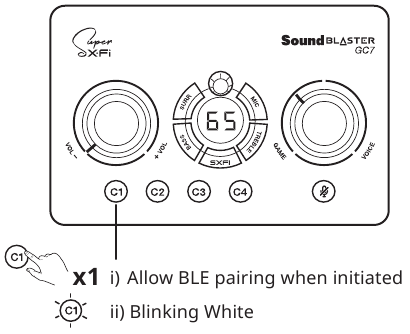 Creative Sound Blaster GC7 - USB DAC and Amp Quick Start Guide | ManualsLib