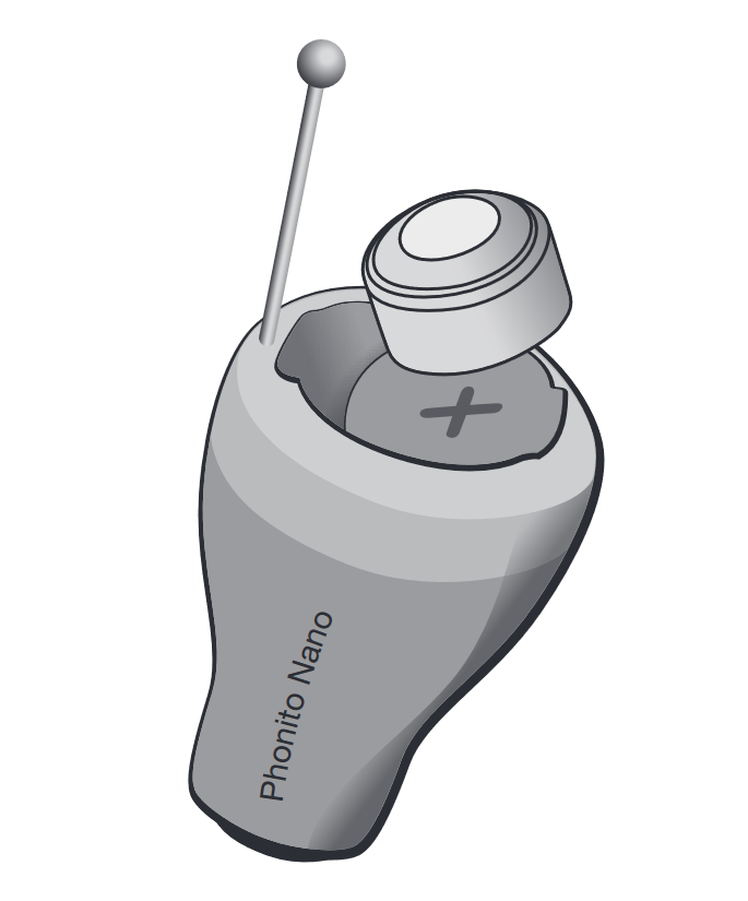 Phonak Phonito Nano - In-ear Receiver Manual | ManualsLib