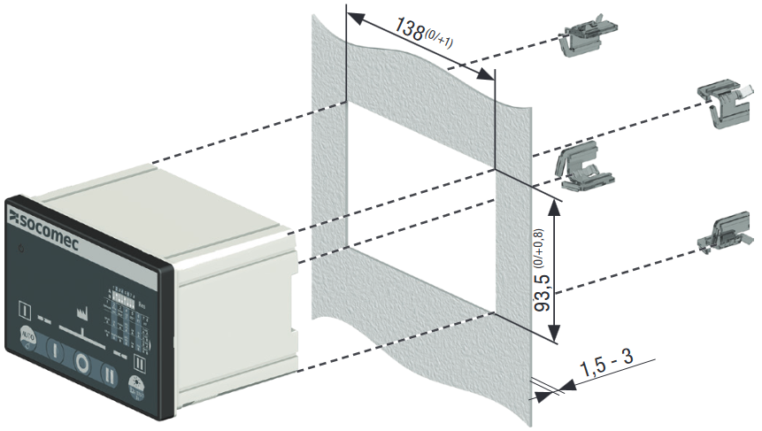 Socomec ATyS C25 - ATS Controller Quick Start Guide | ManualsLib