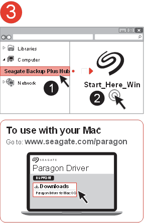Seagate Backup Plus Hub - Mac Setup Quick Start Guide | ManualsLib