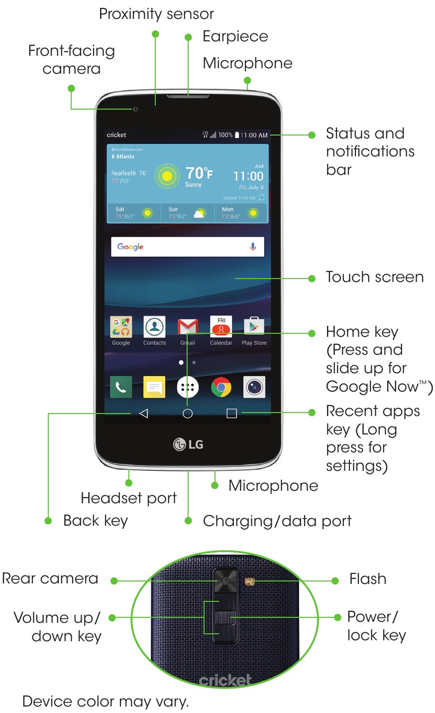 LG cricket Escape 3 - Smartphone Quick Start Guide | ManualsLib