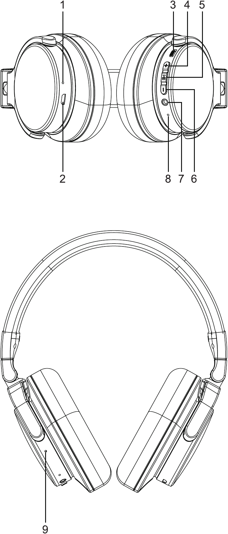 Muse M-278 BT - Bluetooth Stereo Headphones Manual | ManualsLib