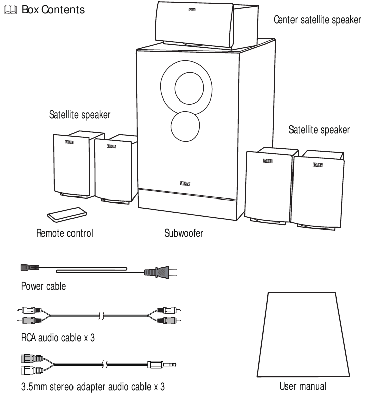 EDIFIER R501BT - Multimedia Speaker Manual | ManualsLib