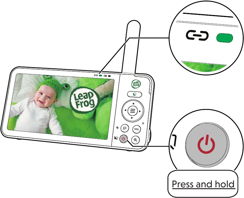 Leap Frog LF815HD, LF815-2HD, LF815-0HD - WiFi Video Monitor Manual ...