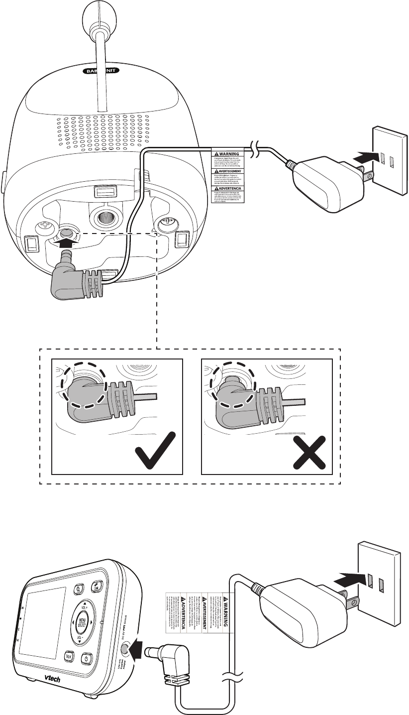 VTech VM3251, VM3251-2 - Expandable Digital Video Baby Monitor Manual ...