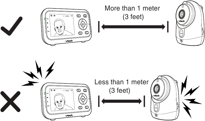 VTech VM3251, VM3251-2 - Expandable Digital Video Baby Monitor Manual ...