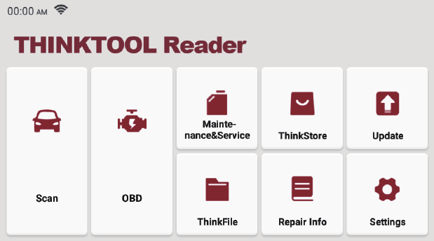 Thinkcar THINKTOOL Reader Quick Start Guide | ManualsLib