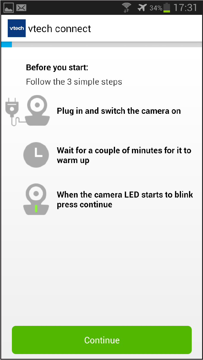 VTech VC921 - 2.4GHz IP Wi-Fi Camera Manual | ManualsLib