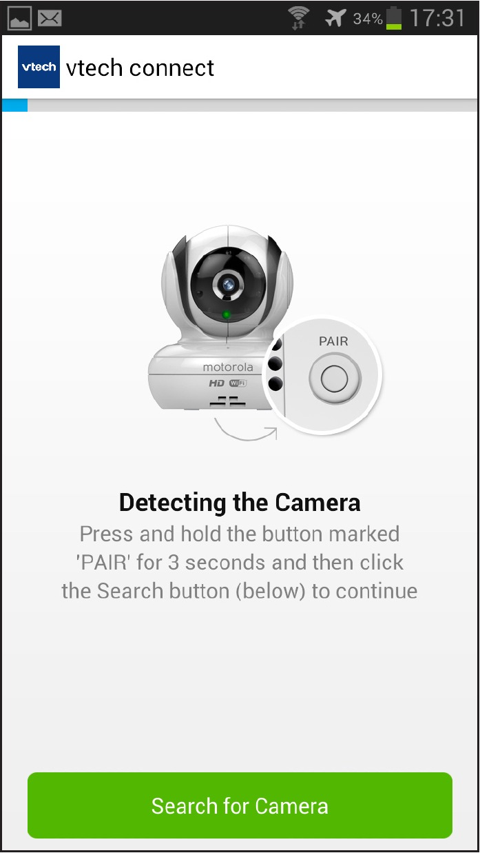 VTech VC921 - 2.4GHz IP Wi-Fi Camera Manual | ManualsLib
