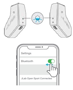 JLab Open Sport - Open-Ear Wireless Earbuds Manual | ManualsLib