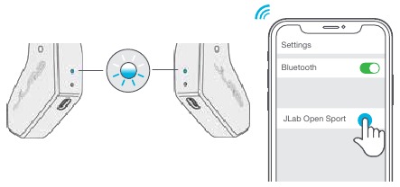 JLab Open Sport - Open-Ear Wireless Earbuds Manual | ManualsLib