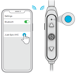 JLab Epic ANC - Wireless Active Noise Canceling Earbuds Manual | ManualsLib