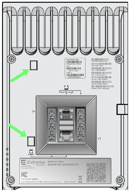 Extreme Wireless WS-AP3912i-FCC/ROW - Access Point Quick Reference ...
