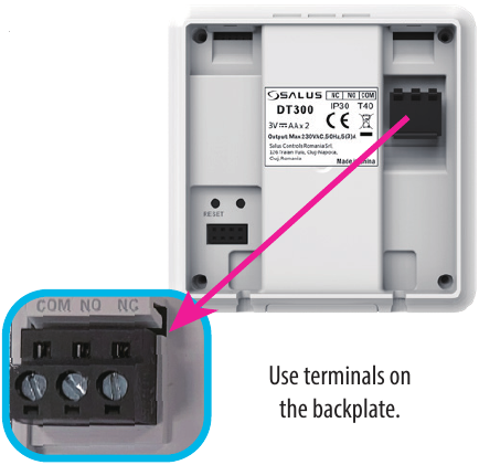 Salus Controls DT300, DT300RF - Digital Room Thermostat Quick Guide ...