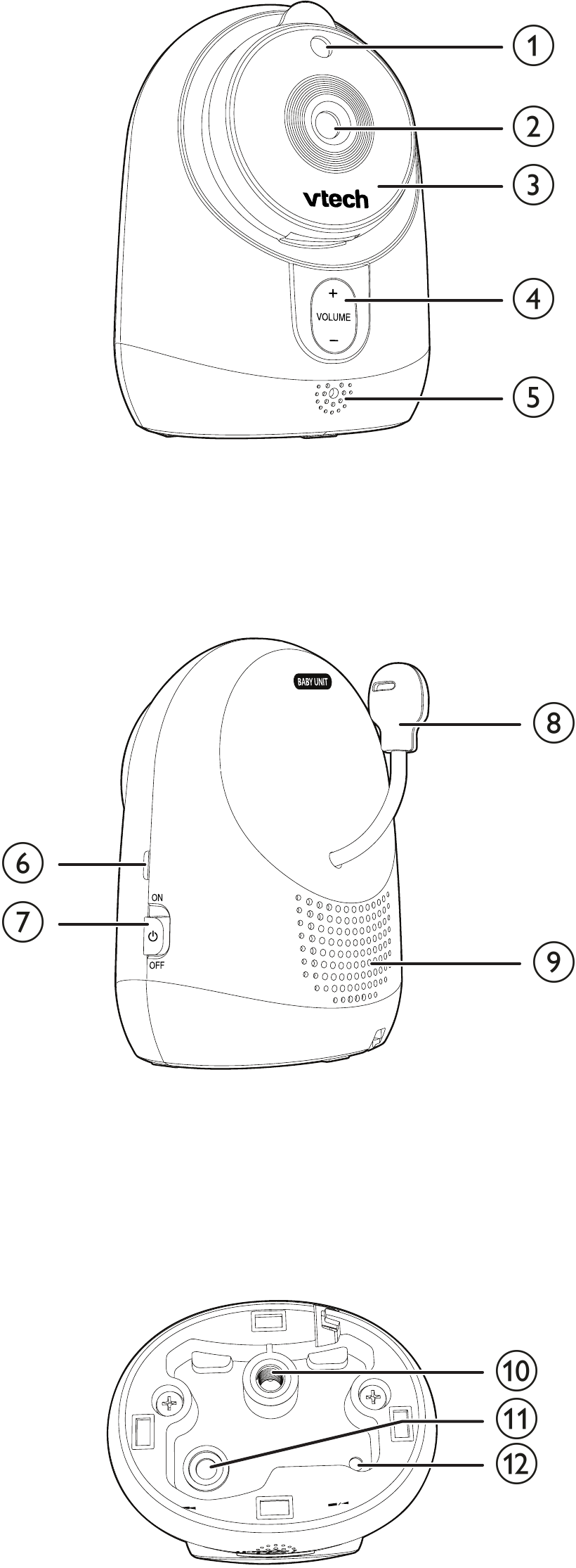 VTech VM3211 - Accessory Baby Unit Manual | ManualsLib