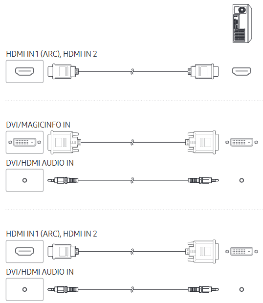 Samsung QB43R, QB49R, QB50R, QB55R, QB65R - Displays Quick Setup Guide ...