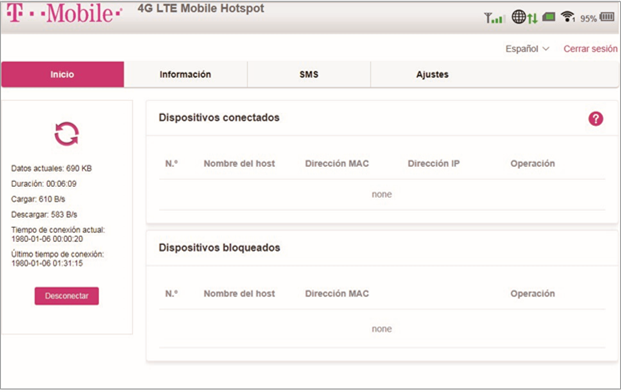 T-Mobile Coolpad Surf - Mobile Hotspot Start Guide | ManualsLib