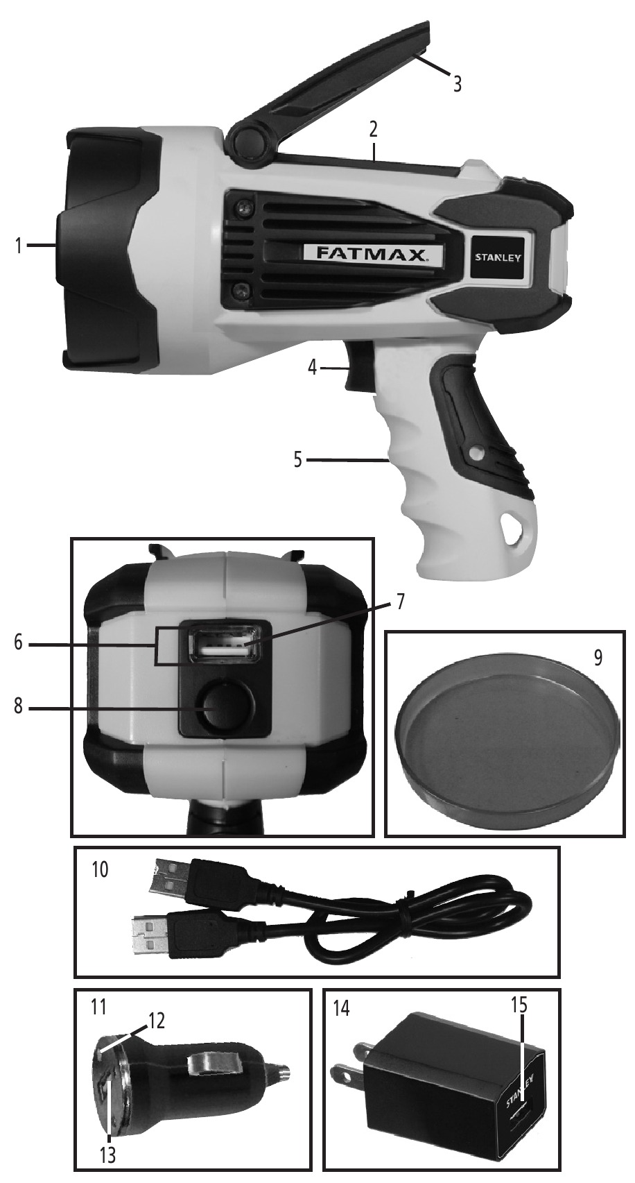 Stanley FATMAX SL10LEDS - Lithium LED Spotlight Manual | ManualsLib