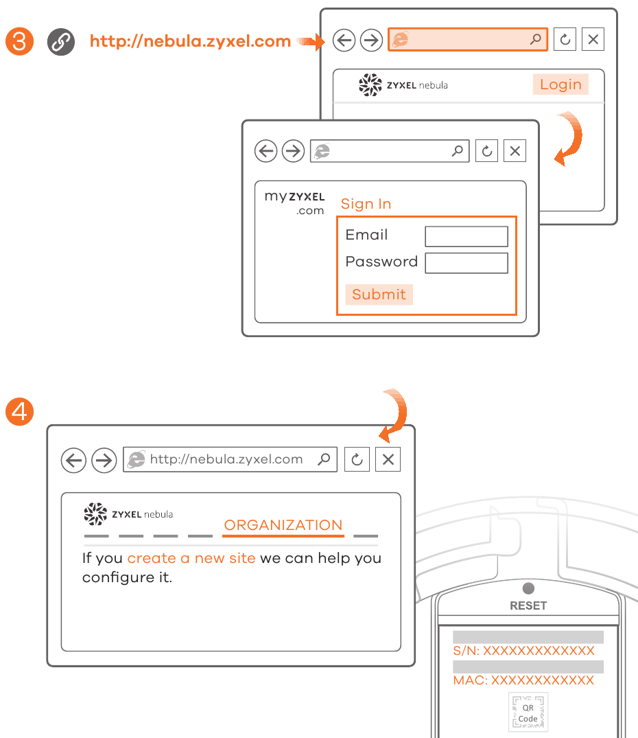 Zyxel Nebula NAP102 - Cloud Managed Access Point Quick Start Guide | ManualsLib