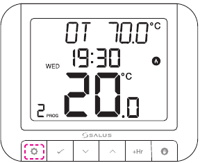 Salus Controls RT520, RT520TX, RT520RF - Thermostat Quick Guide ...