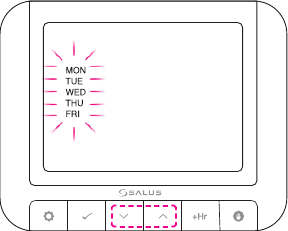 Salus Controls RT520, RT520TX, RT520RF - Thermostat Quick Guide ...