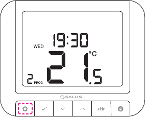 Salus Controls RT520, RT520TX, RT520RF - Thermostat Quick Guide ...
