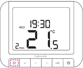 Salus Controls RT520, RT520TX, RT520RF - Thermostat Quick Guide ...