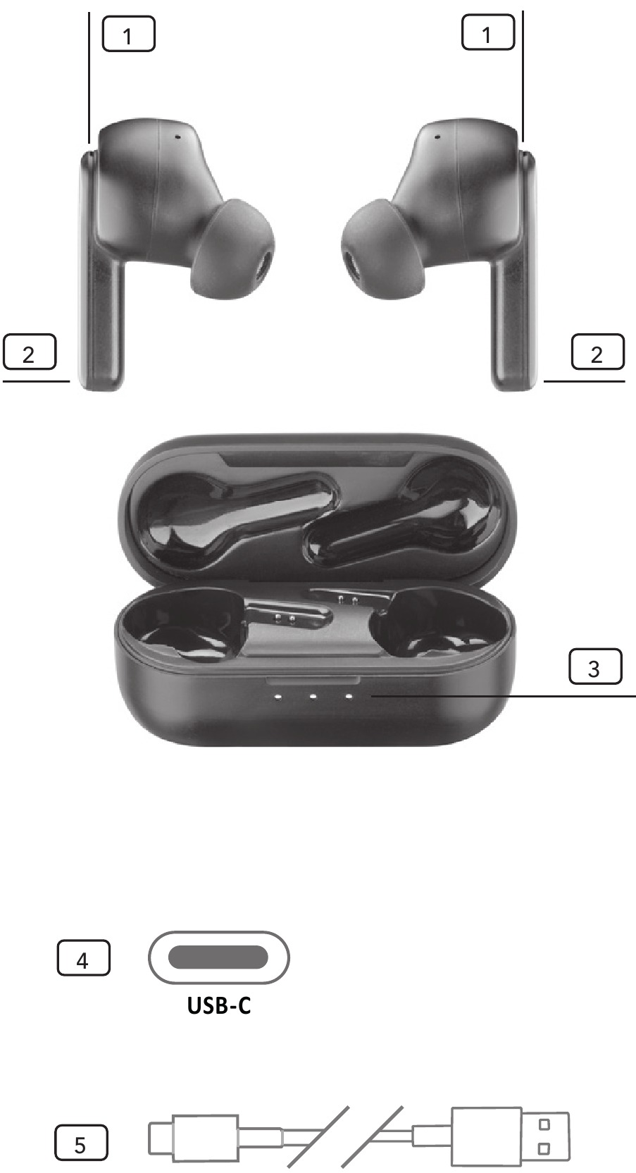 Cellularline SHEER - Wireless Stereo Bluetooth ANC Earbuds Manual ...