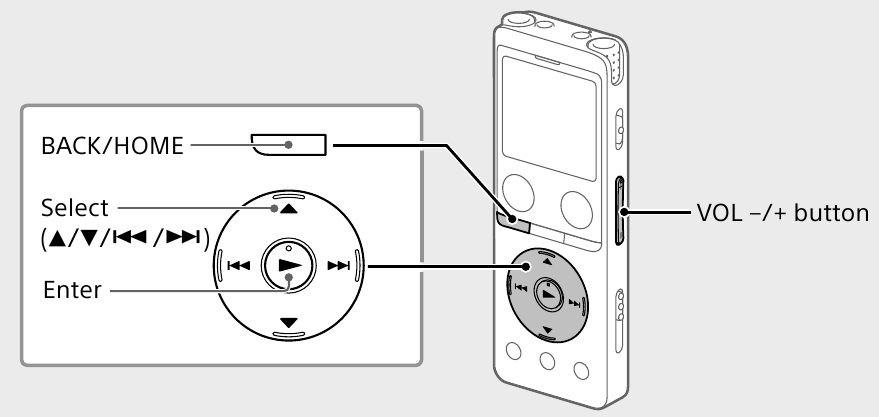 SONY ICD-UX570 - IC Recorder Manual and How to Use Video | ManualsLib